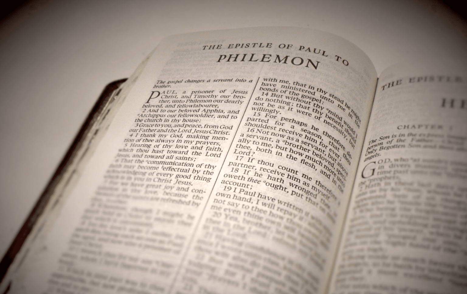 Epistle to Philemon - Living Word Outreach Ministries Amsterdam Church