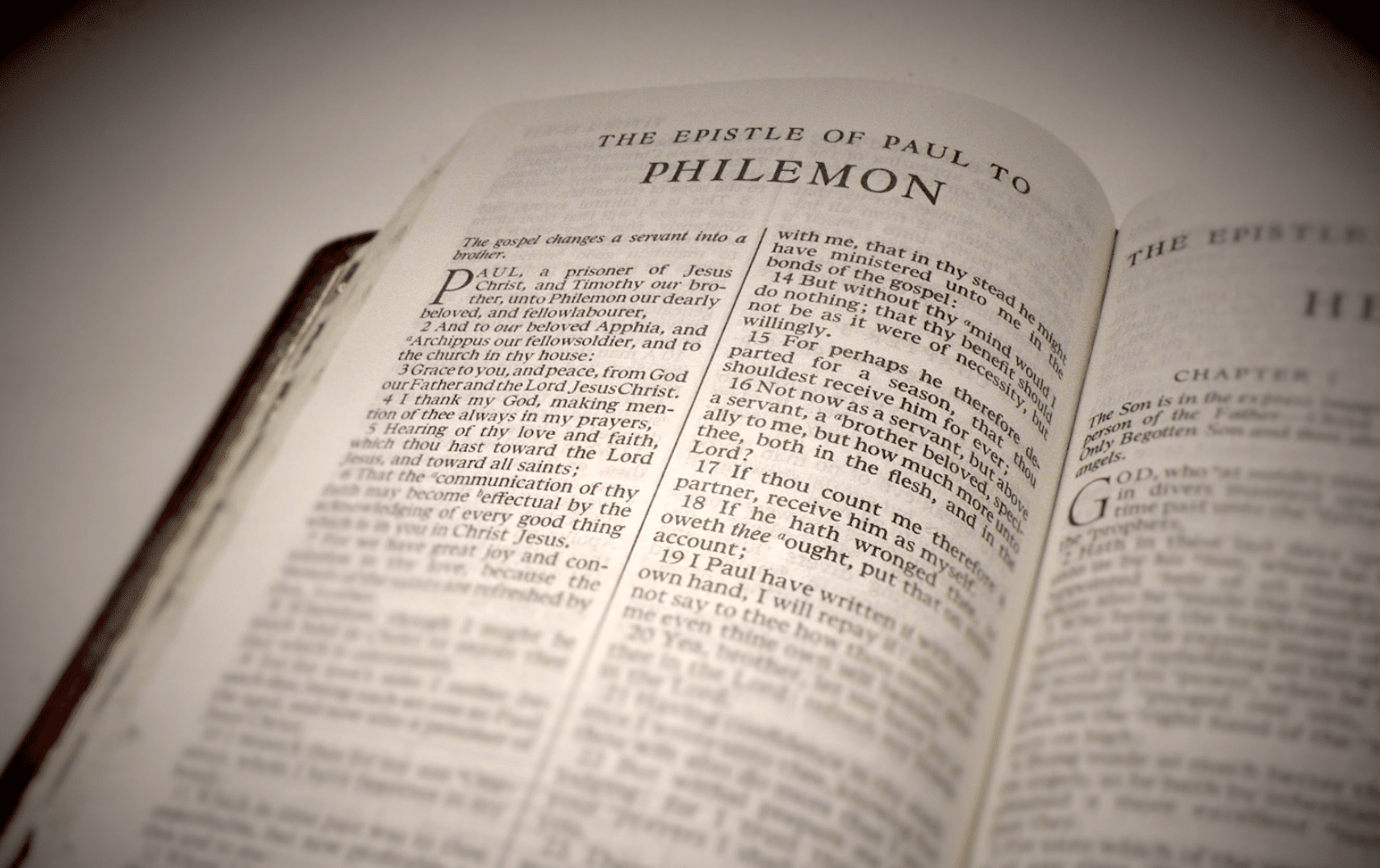 Epistle to Philemon - Living Word Outreach Ministries Amsterdam Church